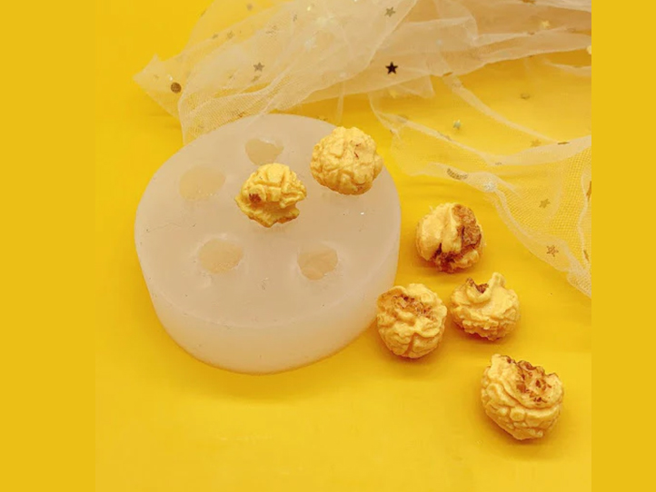 Molde silicona fondant o porcelana: MOLDE SILICONA 6 POCHOCLOS (M004) (LIS)